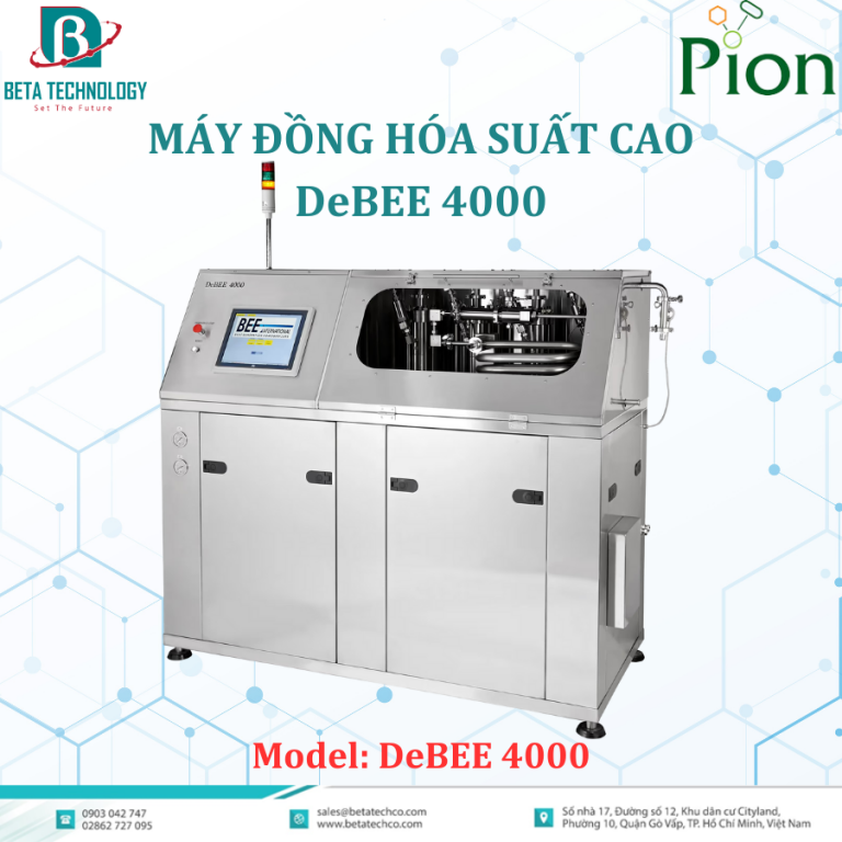 Máy đồng hóa áp suất cao DeBEE 4000 - Beta Technology